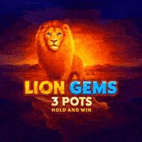 lion gems 3 pots: hold and win